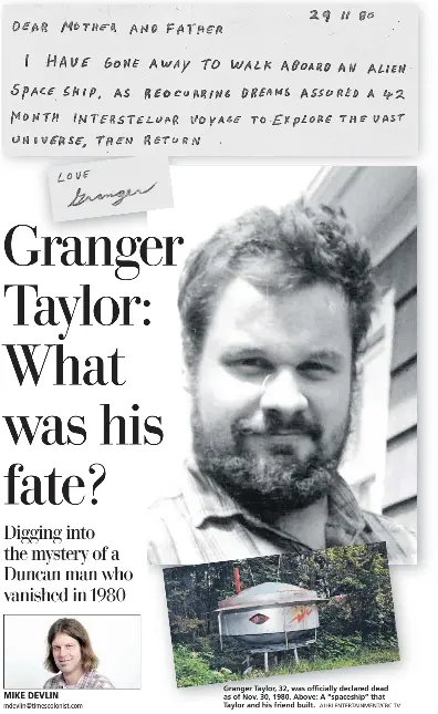 Granger Taylor: What was his fate? - PressReader