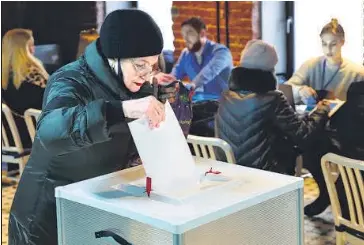 Polls open in Russia’s prez vote to extend Putin’s reign - PressReader