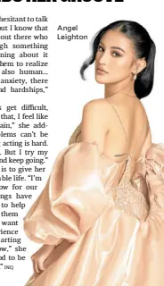 AFTER COUNTLESS REJECTIONS, ANGEL LEIGHTON FINALLY FINDS HER GROOVE - PressReader