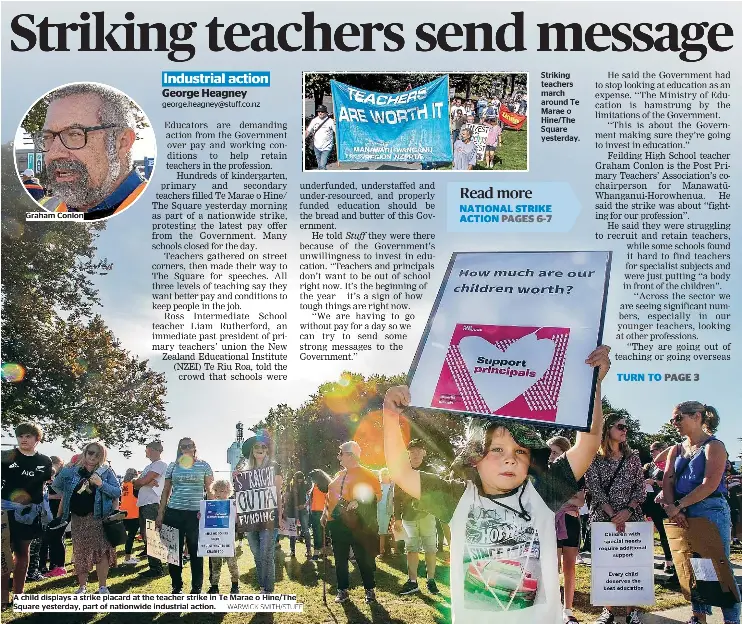 Striking teachers send message - PressReader