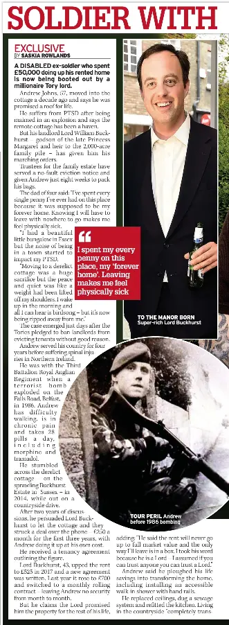 SOLDIER WITH PTSD GIVEN WEEKS TO MOVE OUT - PressReader