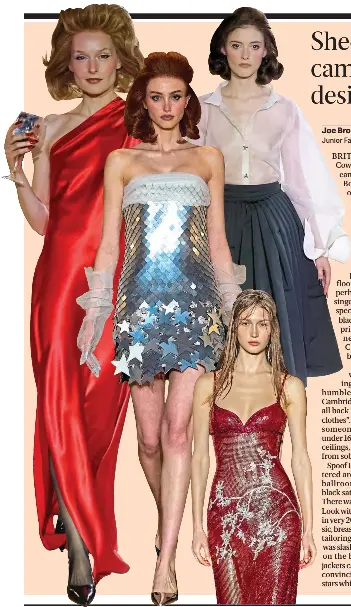Sheer daring and pure camp pageantry as British designer dazzles in NYC - PressReader