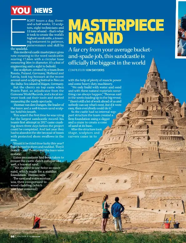World’s biggest sandcastle - PressReader