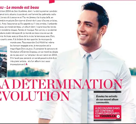 DE LA DETERMINAT­ION A L’EVOLUTION - PressReader