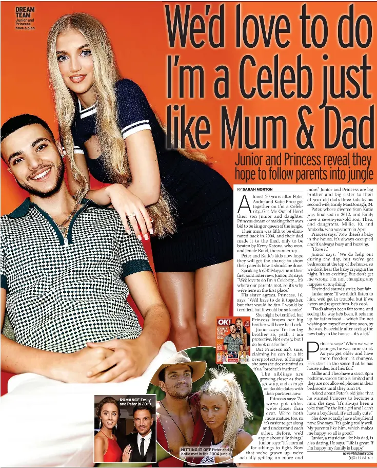 We’d love to do I’m a Celeb just like Mum & Dad - PressReader