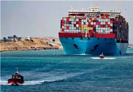Suez Canal hauls in $2bn amid sharp recovery - PressReader