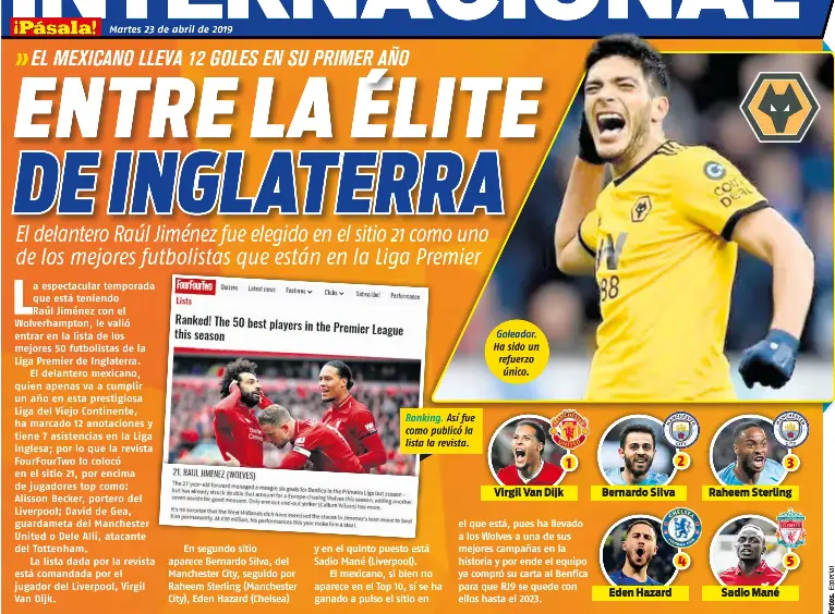 ENTRE LA ´ELITE DE INGLATERRA - PressReader