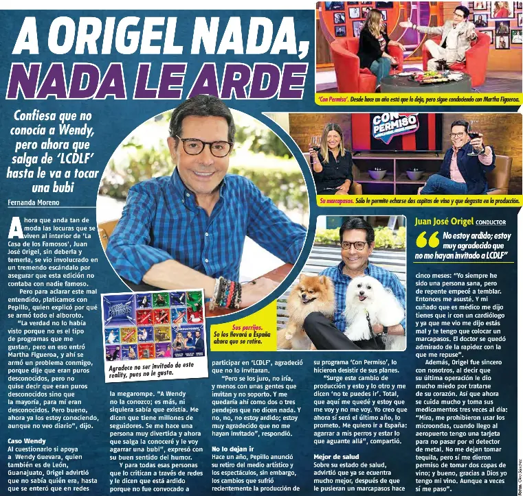SOSA ORIGEL NADA, NADA LE ARDE los memes de la web - PressReader