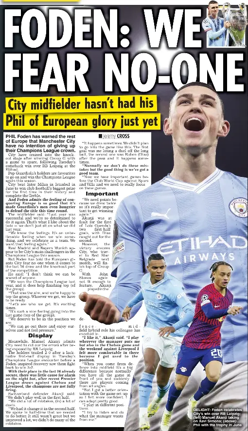 FODEN: WE FEAR NO-ONE - PressReader