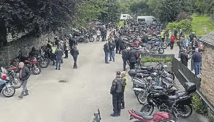 Lunchtime classic bike meet in Matlock - PressReader