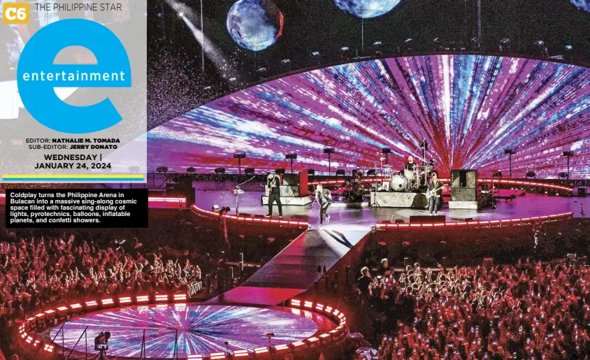 Coldplay turns Phl arena into a beautiful universe of its own - PressReader