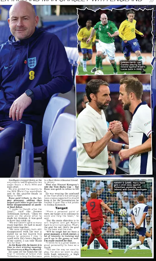EX-IRELAND MAN CARSLEY WITH ENGLAND - PressReader