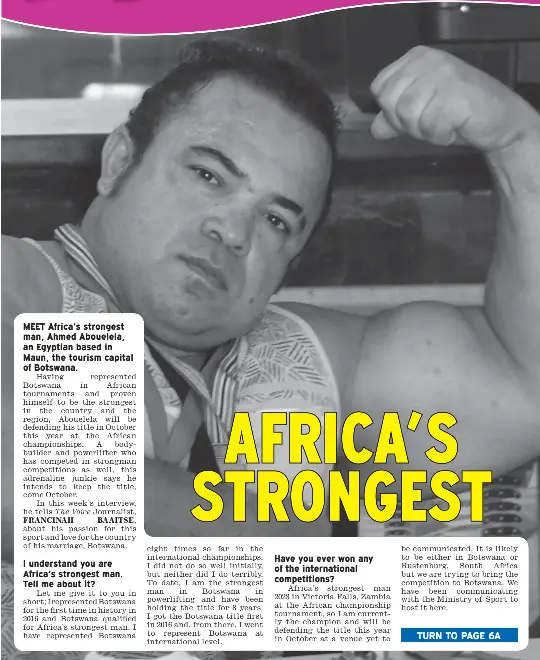 AFRICA’S STRONGEST - PressReader