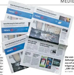 Viel Kritik an Entwurf zu neuem ORF-Gesetz - PressReader