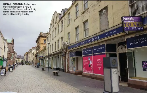 Empty shops and To Let signs... our once Fair City’s high street is ...