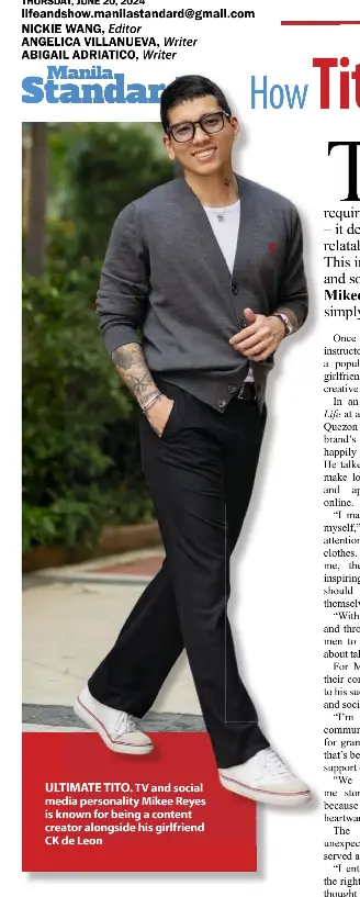 Tito Mikee makes men’s grooming look cool - PressReader