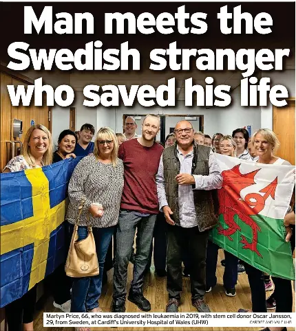 Man meets the Swedish stranger who saved his life - PressReader