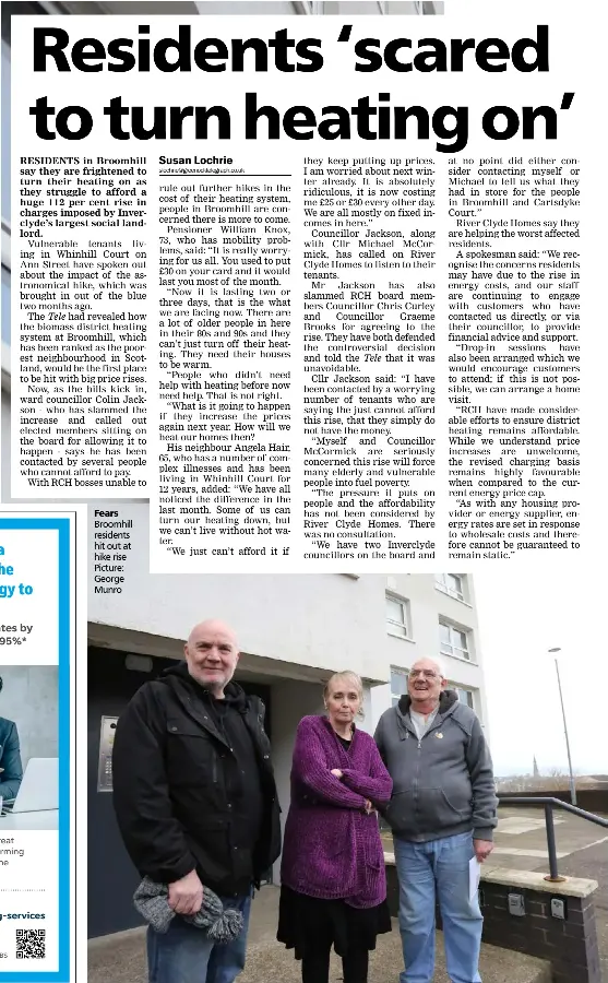 Residents ‘scared to turn heating on’ - PressReader