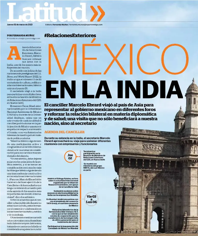 MÉXICO EN LA INDIA - PressReader