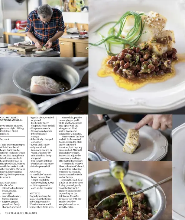 COD WITH RED MUNG BEAN SALSA - PressReader