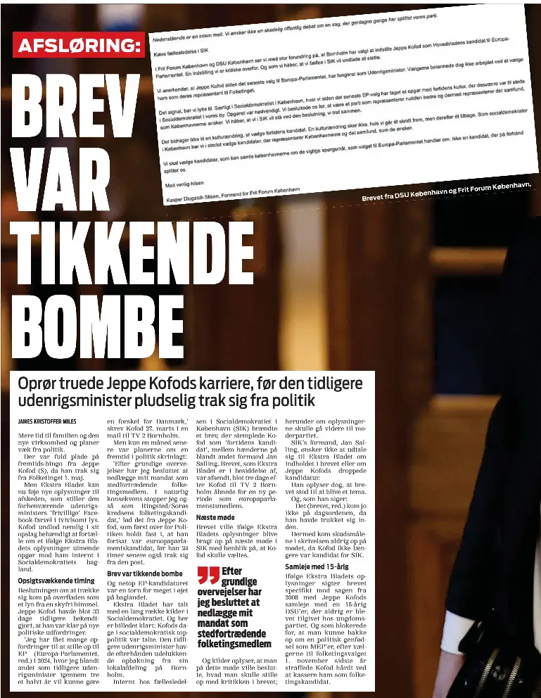 BREV VAR TIKKENDE BOMBE - PressReader