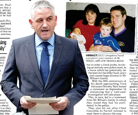 Senior police officer who lied to family of murdered banker is guilty ...