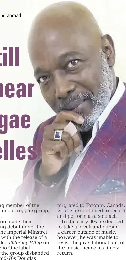 J’cans still want to hear good reggae — Lascelles Douglas - PressReader