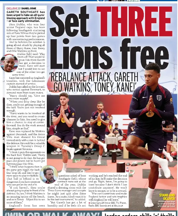 Set THREE Lions free - PressReader