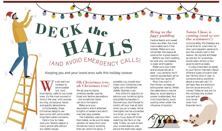 DECK THE HALLS (AND AVOID EMERGENCY CALLS) - PressReader