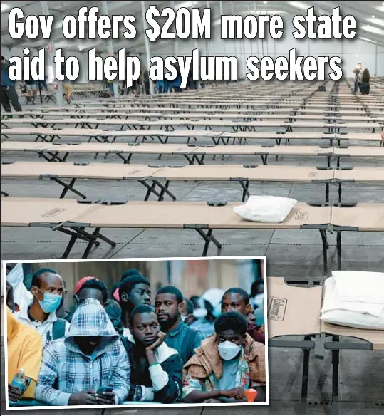 Gov offers $20M more state aid to help asylum seekers - PressReader