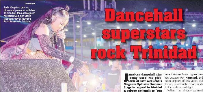 Dancehall superstars rock Trinidad - PressReader