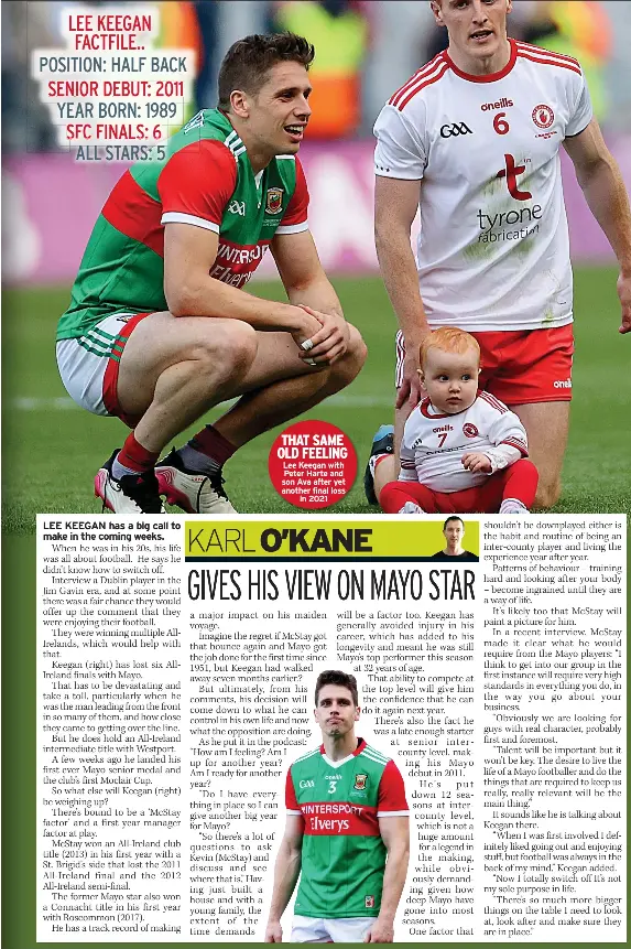 GIVES HIS VIEW ON MAYO STAR - PressReader