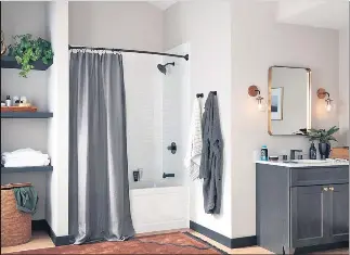 How to introduce contempora­ry design in a bathroom remodel and make it ...