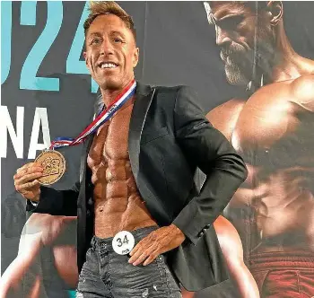 Bodybuilde­r holt 4. Platz bei Europameis­terschaft in Spanien ...