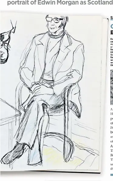 Portrait of Edwin Morgan as Scotland celebrates the centenary of his ...