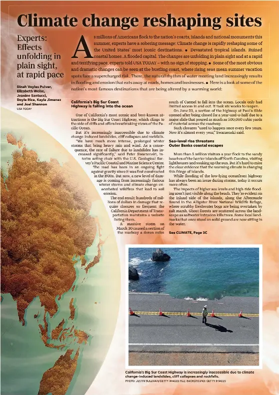 Climate change reshaping iconic US destinatio­ns - PressReader