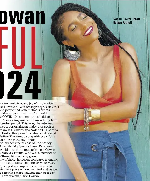 Naomi Cowan HOPEFUL for 2024 - PressReader