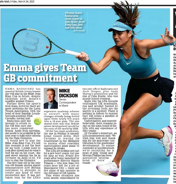 Emma gives Team GB commitment - PressReader