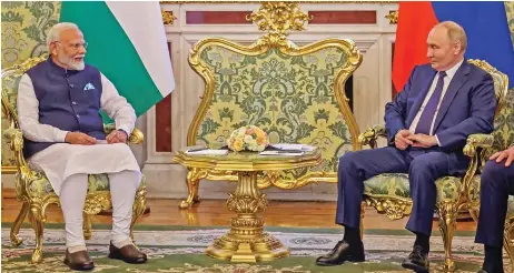 Ukraine crisis: Putin thanks Indian PM - PressReader