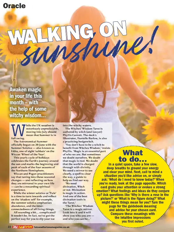 WALKING sunshine! ON - PressReader