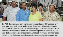 SITRUSBOER­DERY ONTHAAL HOOGGEPLAA­STES OP VIERING - PressReader