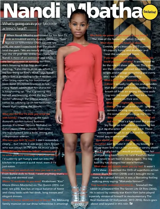 Nandi Mbatha - PressReader