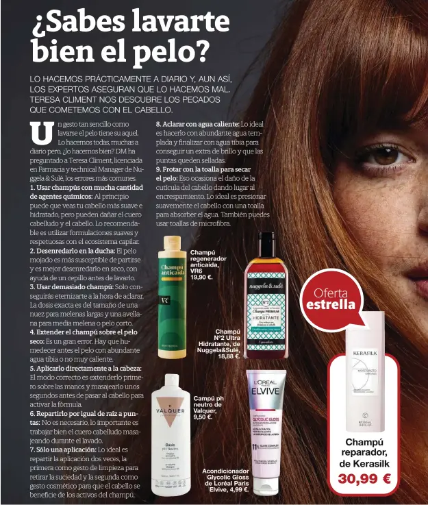 ¿Sabes lavarte bien el pelo? - PressReader