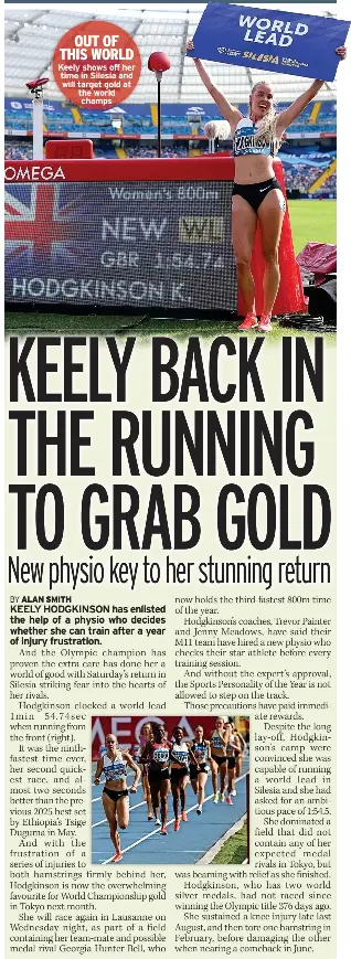 KEELY BACK IN THE RUNNING TO GRAB GOLD - PressReader