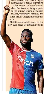 Edouard and Mateta consign Palace attacking problems to the past - PressReader