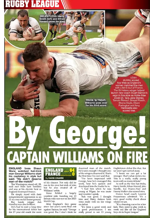By George! CAPTAIN WILLIAMS ON FIRE - PressReader