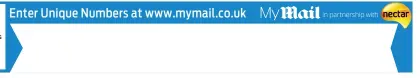Enter Unique Numbers at www.mymail.co.uk - PressReader