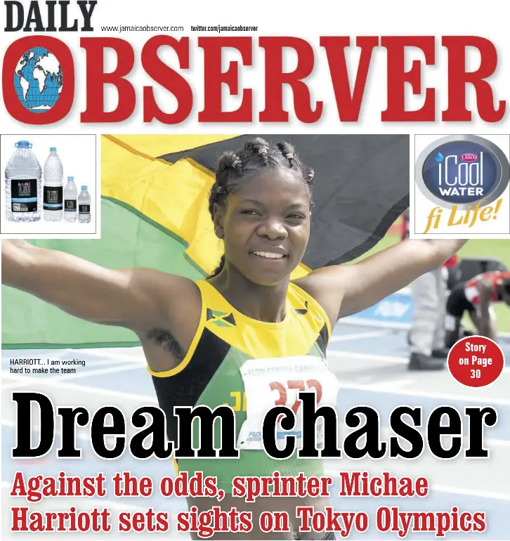 Speedster Michae Harriott chases Olympic dream - PressReader
