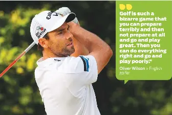 How to get into the swing of a tournament - PressReader