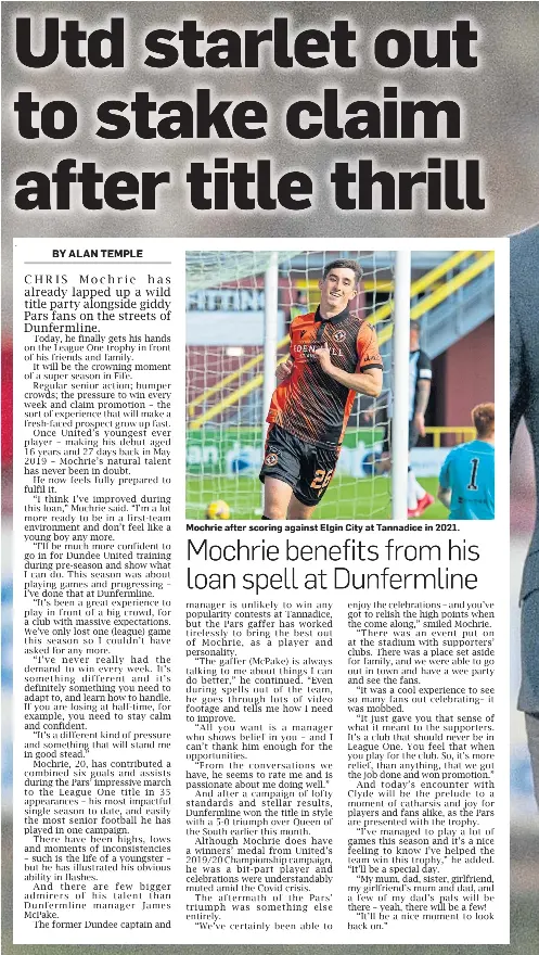 Utd starlet out to stake claim after title thrill - PressReader